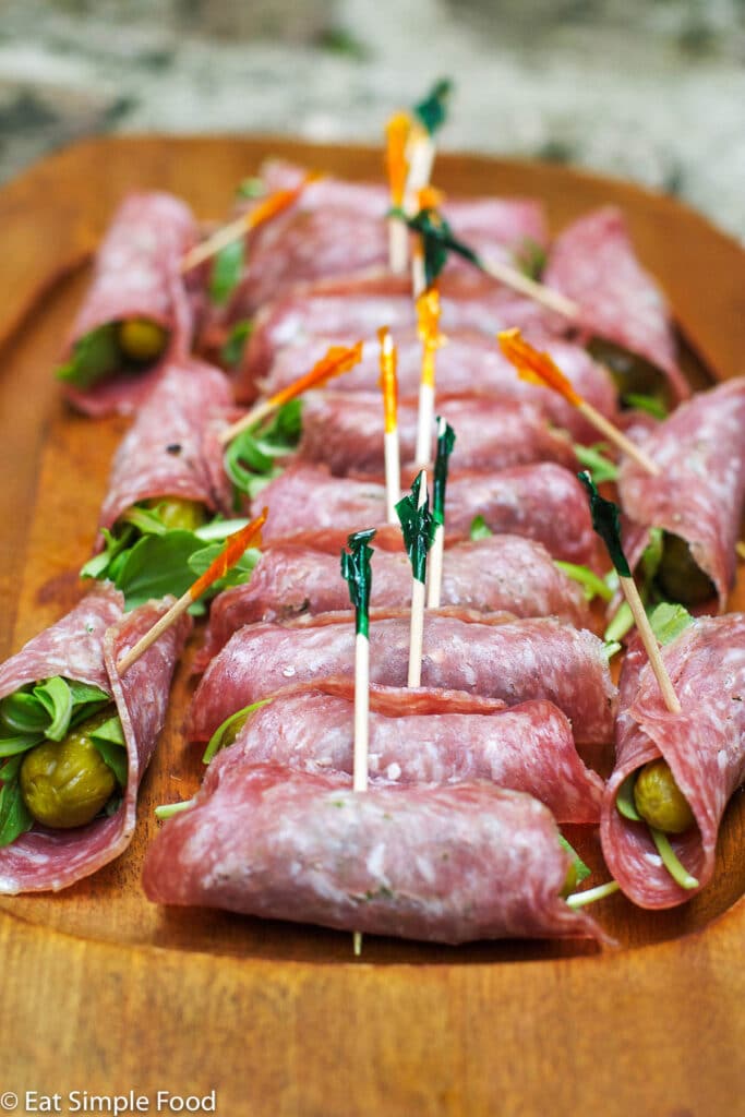 Easy Salami Recipe / Video - Salami Pickle Bomb - Eat Simple Food