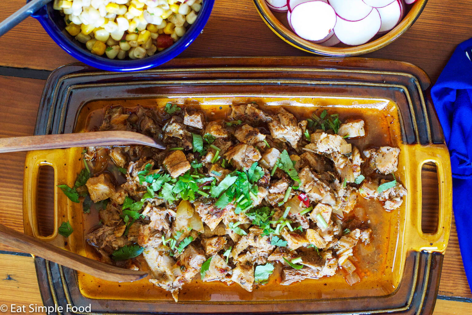 Tender and Crispy Stovetop Pork Carnitas Recipe / Video - Eat Simple Food