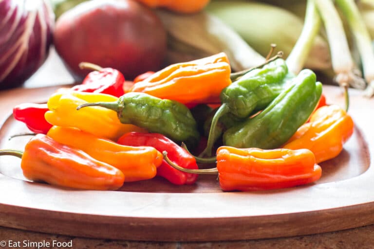 Easy Quick Pickled Shishito Peppers Recipe / Video - Eat Simple Food