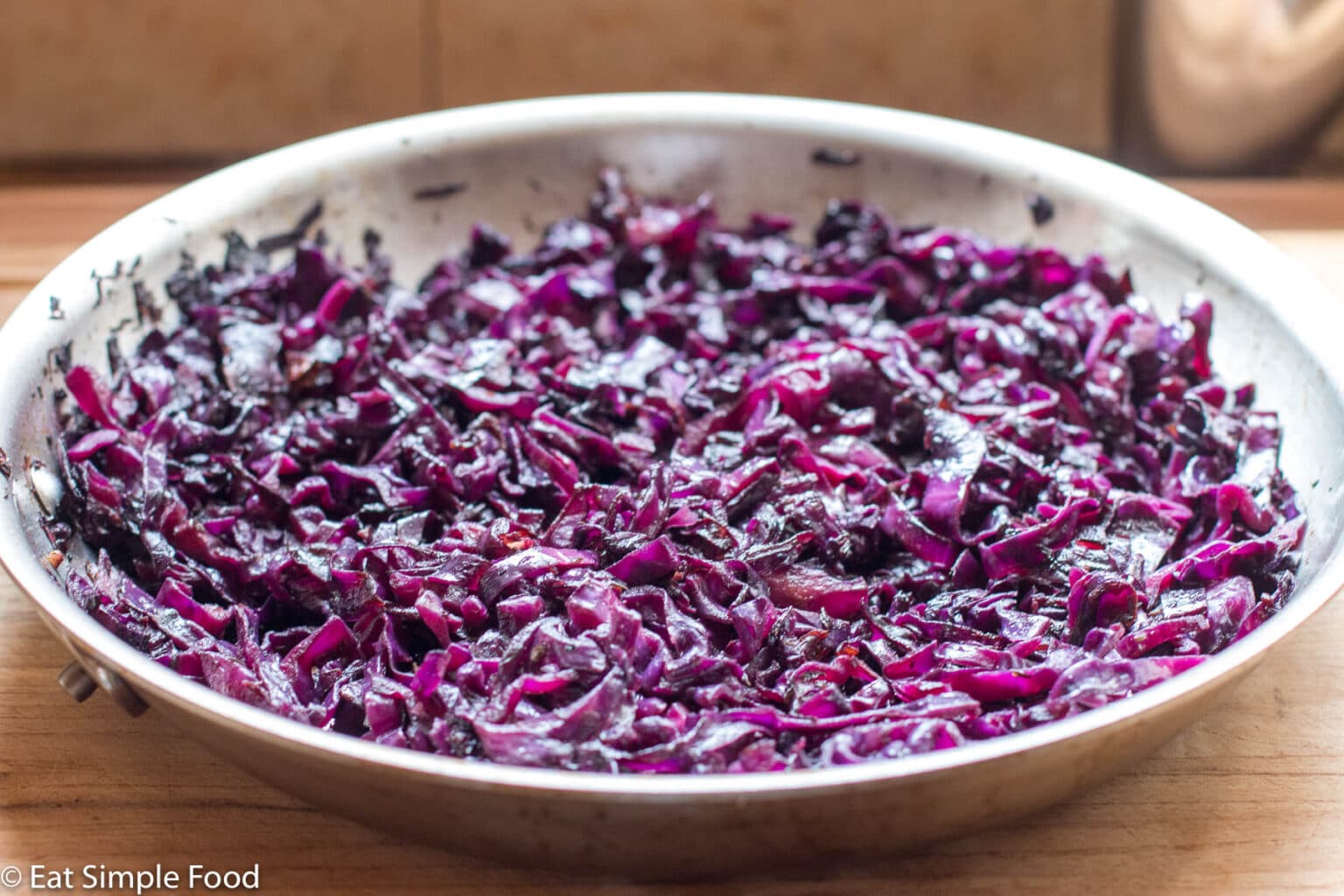 Simple Sautéed Red Cabbage Recipe and Video - Eat Simple Food